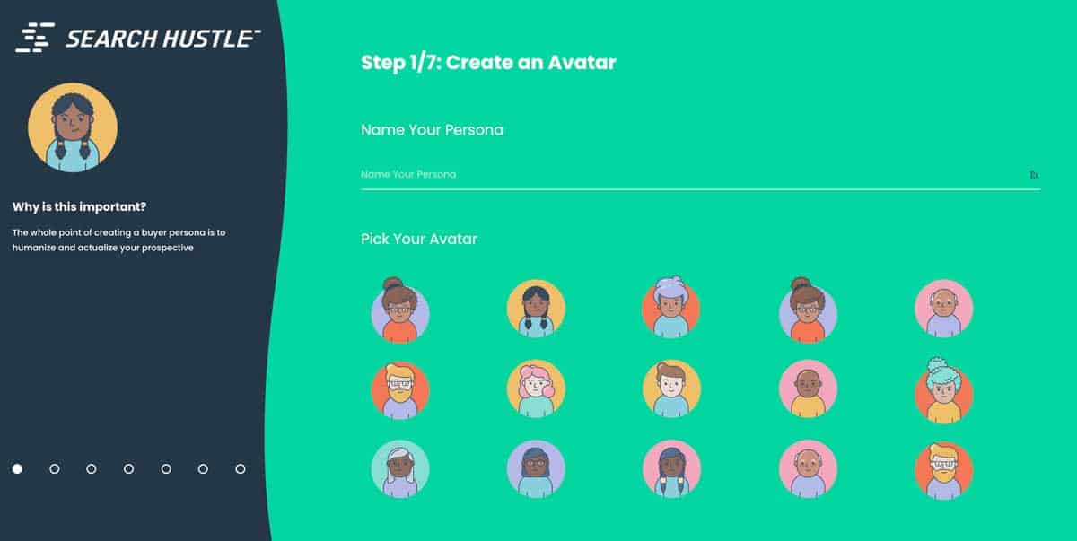 Custom Buyer Persona Builder From Search Hustle